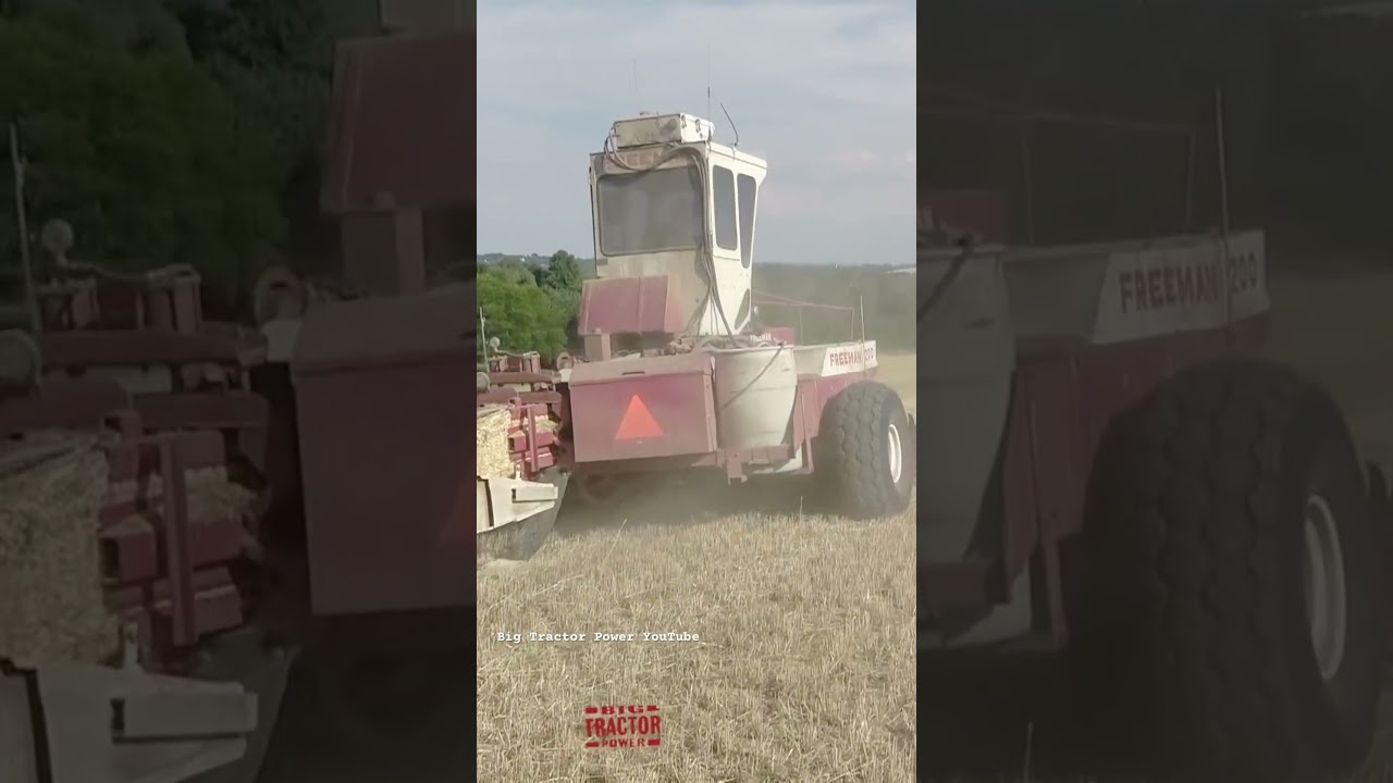 FREEMAN 200 Self Propelled Baler #bigtractorpower