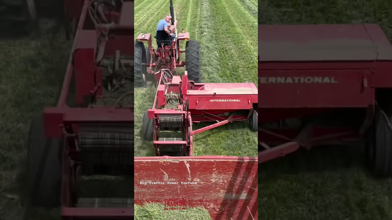 INTERNATIONAL 445 Baler #internationalharvester #caseih #bigtractorpower