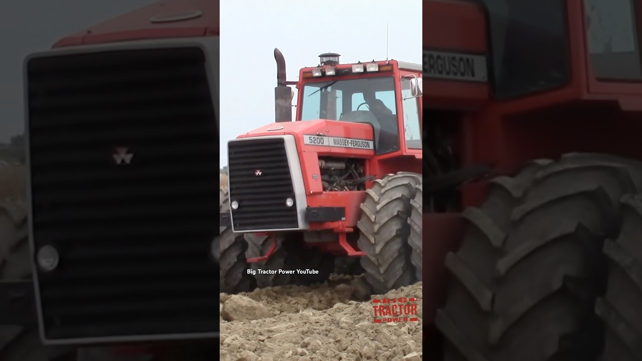 MASSEY FERGUSON 5200 Tractor #bigtractorpower